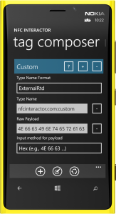 Nfc Interactor 2.0 – Payload as hex string – NFCinteractor.com